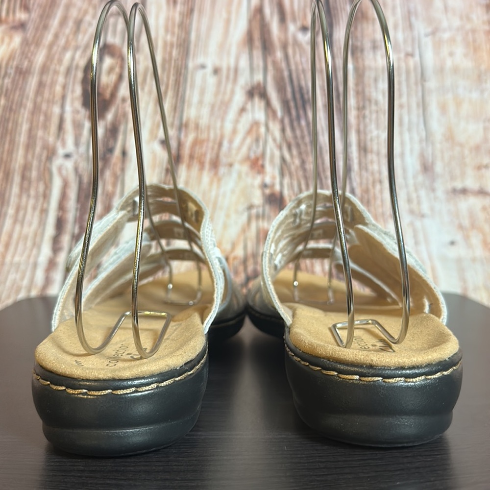 Clarks Collection Leisa Cacti Leather Sandals Womens … - Gem